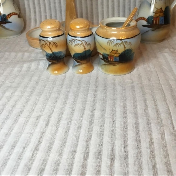 Noritake | Dining | Vintage Lusterware Made In Japan Cruet Set Oil ...
